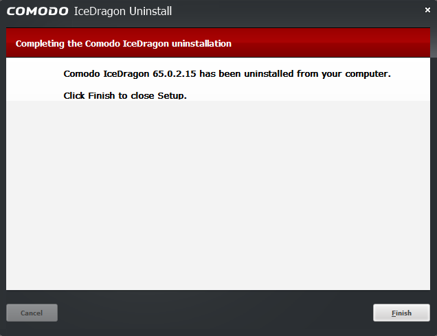 Uninstall Comodo IceDragon - Comodo IceDragon | Web Browser & Internet Solutions